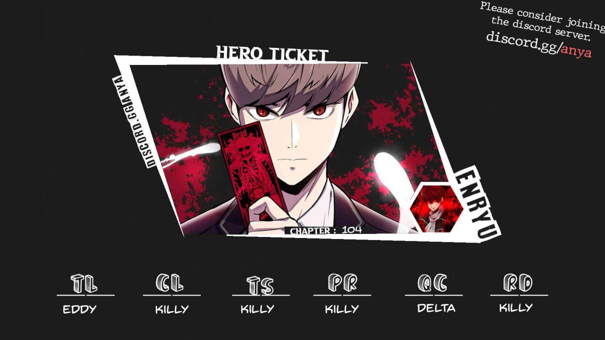 Hero Ticket 104 Page 1,Read Hero Ticket Manga Online for Free On Ten Manga