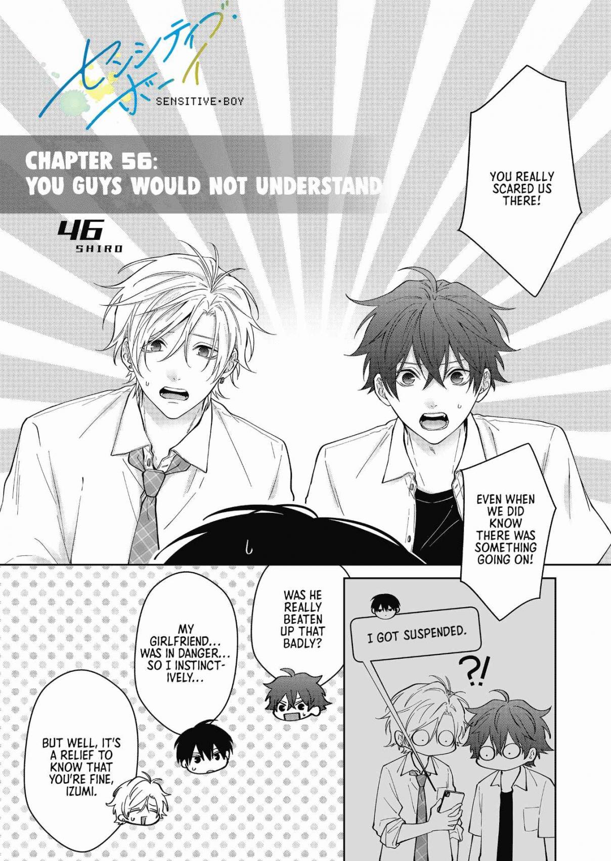 Sensitive Boy 56, Sensitive Boy 56 Page 1 - Read Free Manga Online at Ten Manga