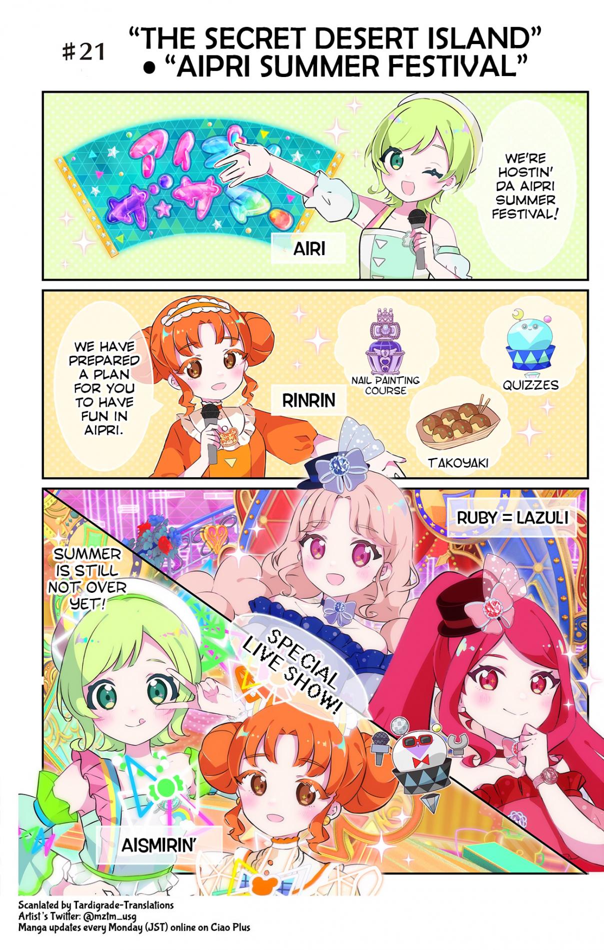 Himitsu no AiPri Full Color Osarai 4-Koma 21, Himitsu no AiPri Full ...